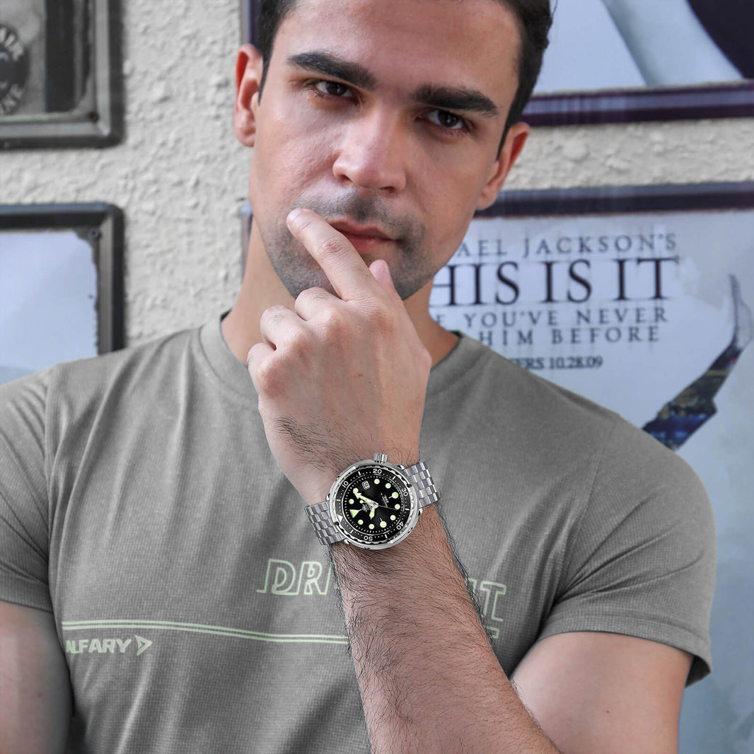 ADDIESDIVE® Tuna 300M Automatic Diver Watch Tuna Diver 3Colors ( MY-H5