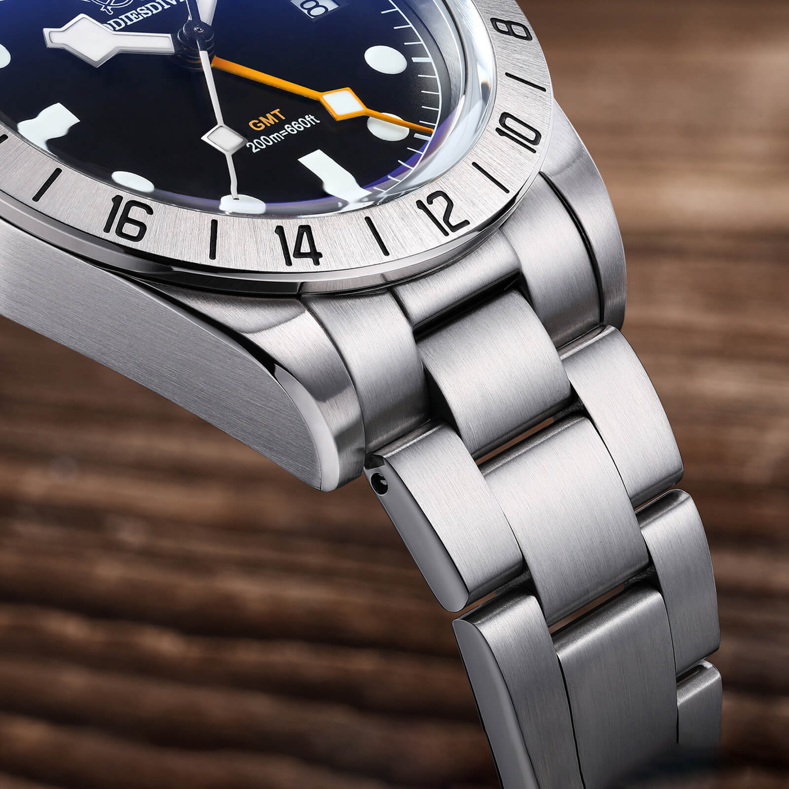 ★Weekly Deal★ADDIESDIVE 39mm BB GMT Quartz Watch RONDA515 Movement（AD2 ...