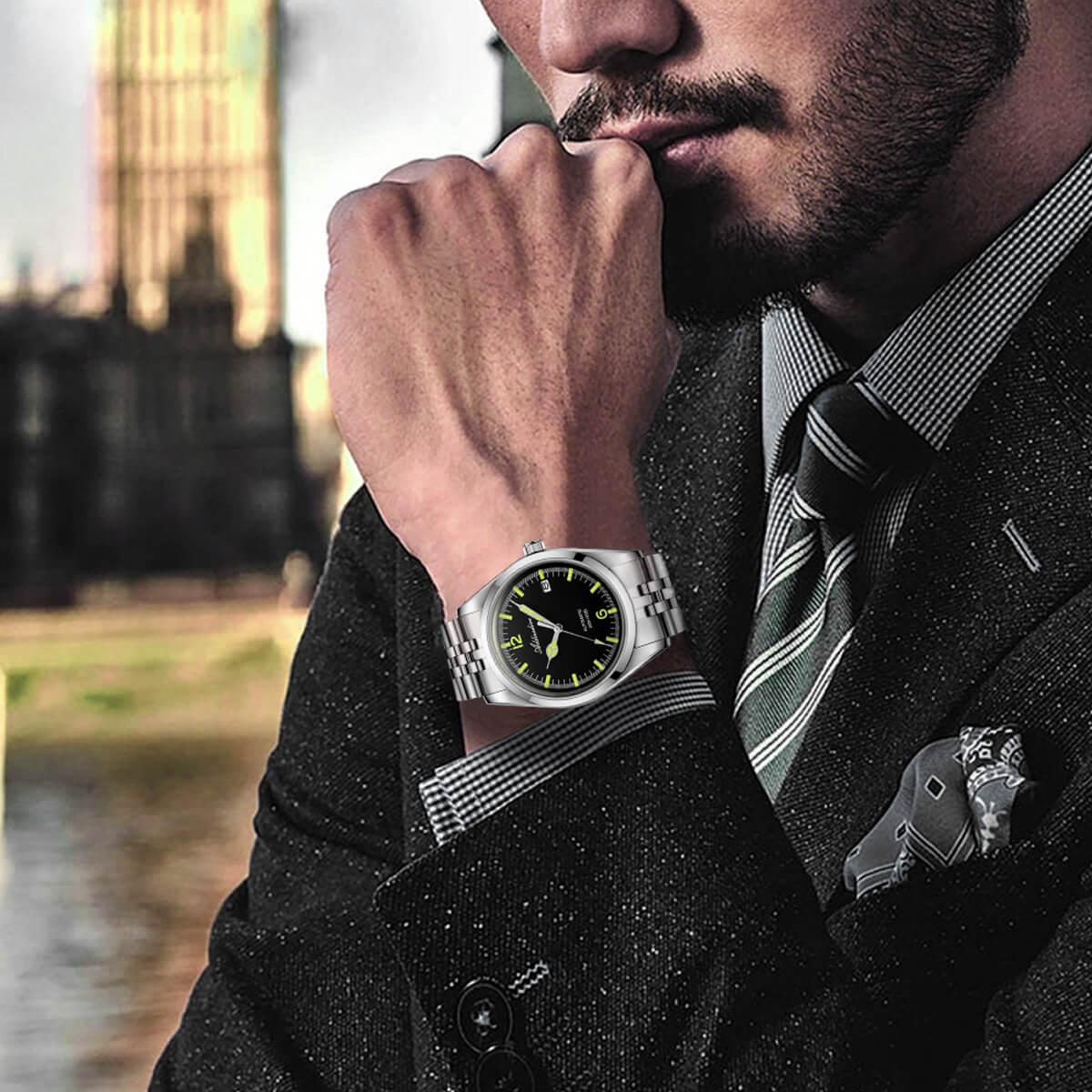 ★Weekly Deal★Addiesdive 39mm Automatic Watch Diver's 100M NH35 (AD2038 ...