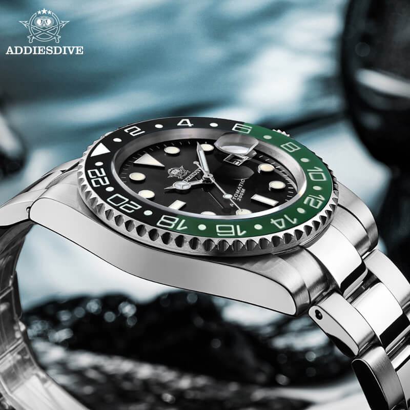 Addiesdive Two Color Sub NH35 Mechanical Watch H3AC – addiesdivewatches