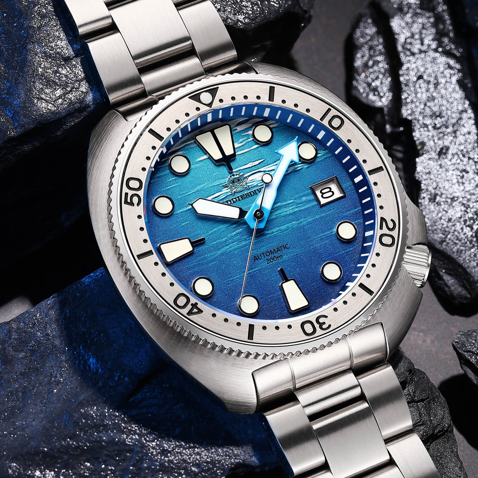 ADDIESDIVE 3D Turtle Dial Dive Watch（AD2045） – addiesdivewatches