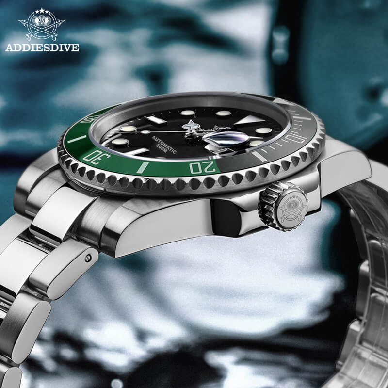 Addiesdive Two Color Sub NH35 Mechanical Watch H3AC – addiesdivewatches