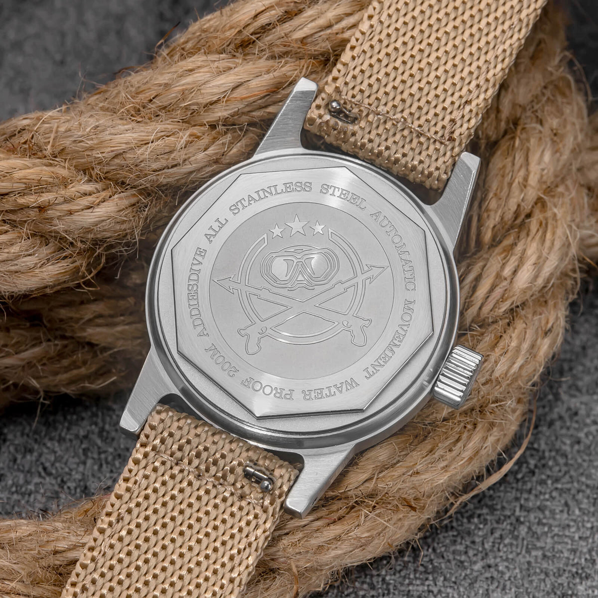 ADDIESDIVE 36mm Vintage Mechanical Watch AD2076