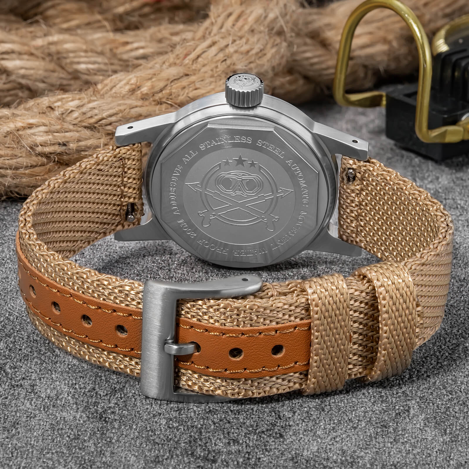 ★Weekly Deal★ADDIESDIVE 36mm Vintage Mechanical Watch AD2076 ...