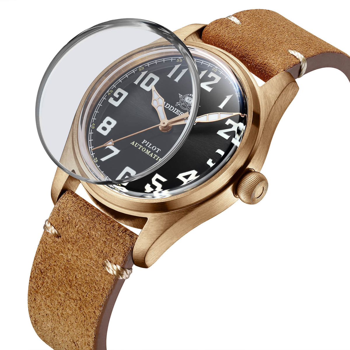 U.S. Warehouse -ADDIESDIVE® 39mm Bronze Men Watch（AD2114 ...