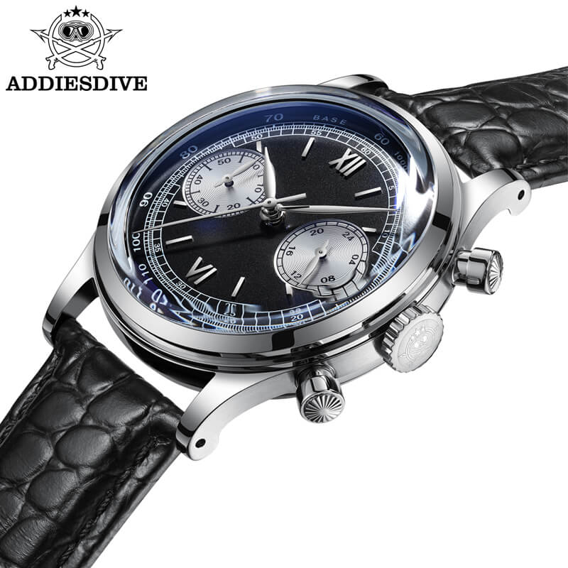 ★Black Friday★ADDIESDIVE Panda BB Chronograph Retro Men Watch 38mm Qua ...