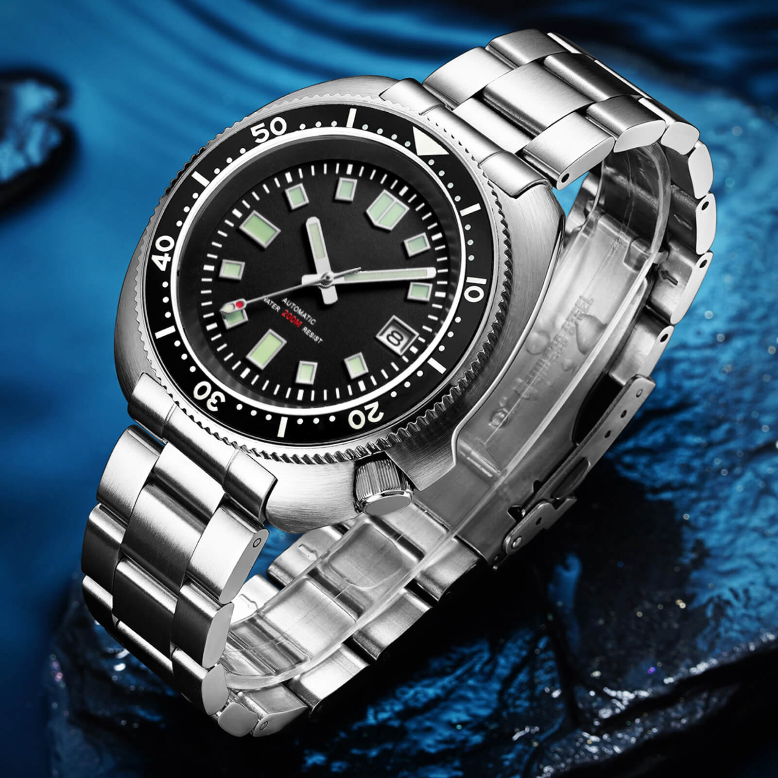 ADDIESDIVE® Captain Willard Automatic Dive Watch 200M( MY-H8 ...