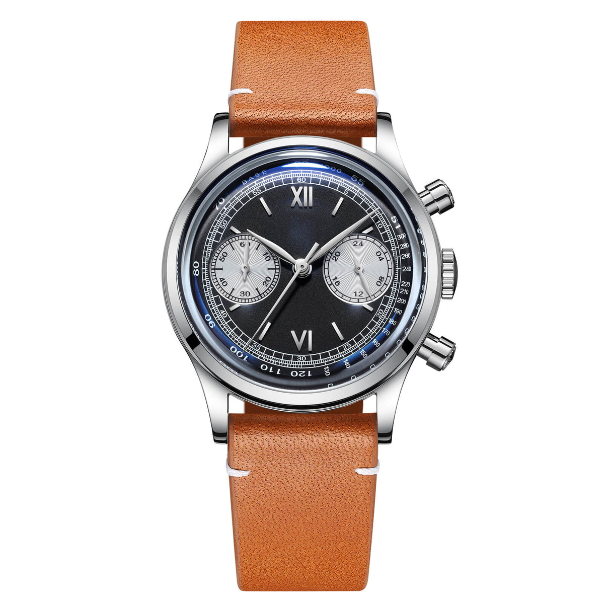 ADDIESDIVE Panda BB Chronograph Retro Men Watch 38mm Quartz Watch, AD2