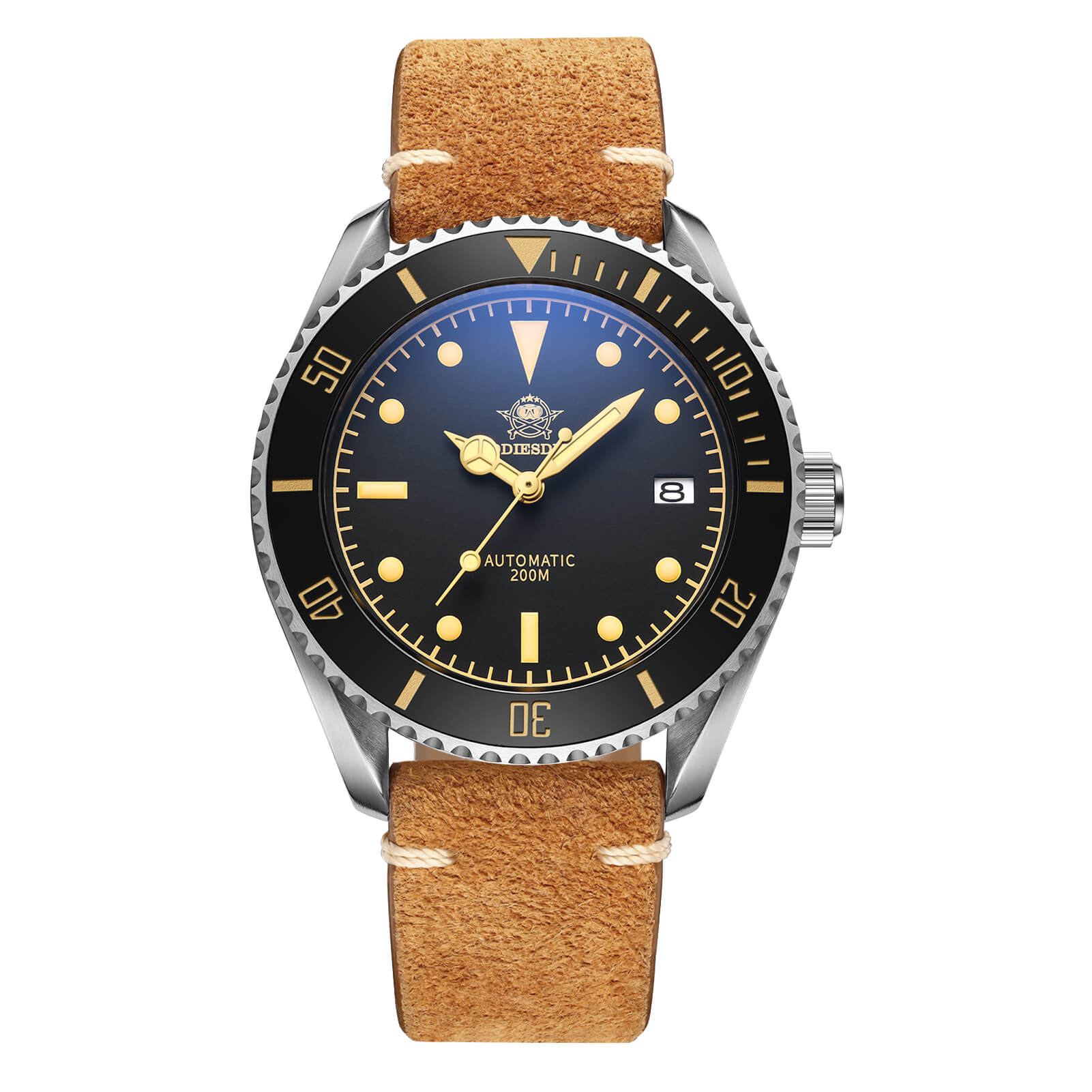 ADDIESDIVE® Scuba Leather Automatic Scuba Watch AD2101 – addiesdivewatches