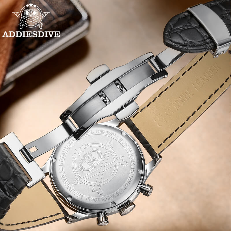 ★Black Friday★ADDIESDIVE Panda BB Chronograph Retro Men Watch 38mm Qua ...