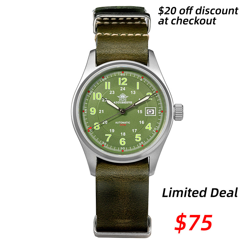 ★Limited Offer★ADDIESDIVE® Men's Elegant Automatic Watch Diver 200M (A ...