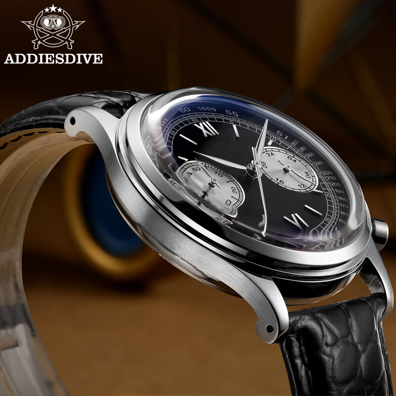 ★Black Friday★ADDIESDIVE Panda BB Chronograph Retro Men Watch 38mm Qua ...