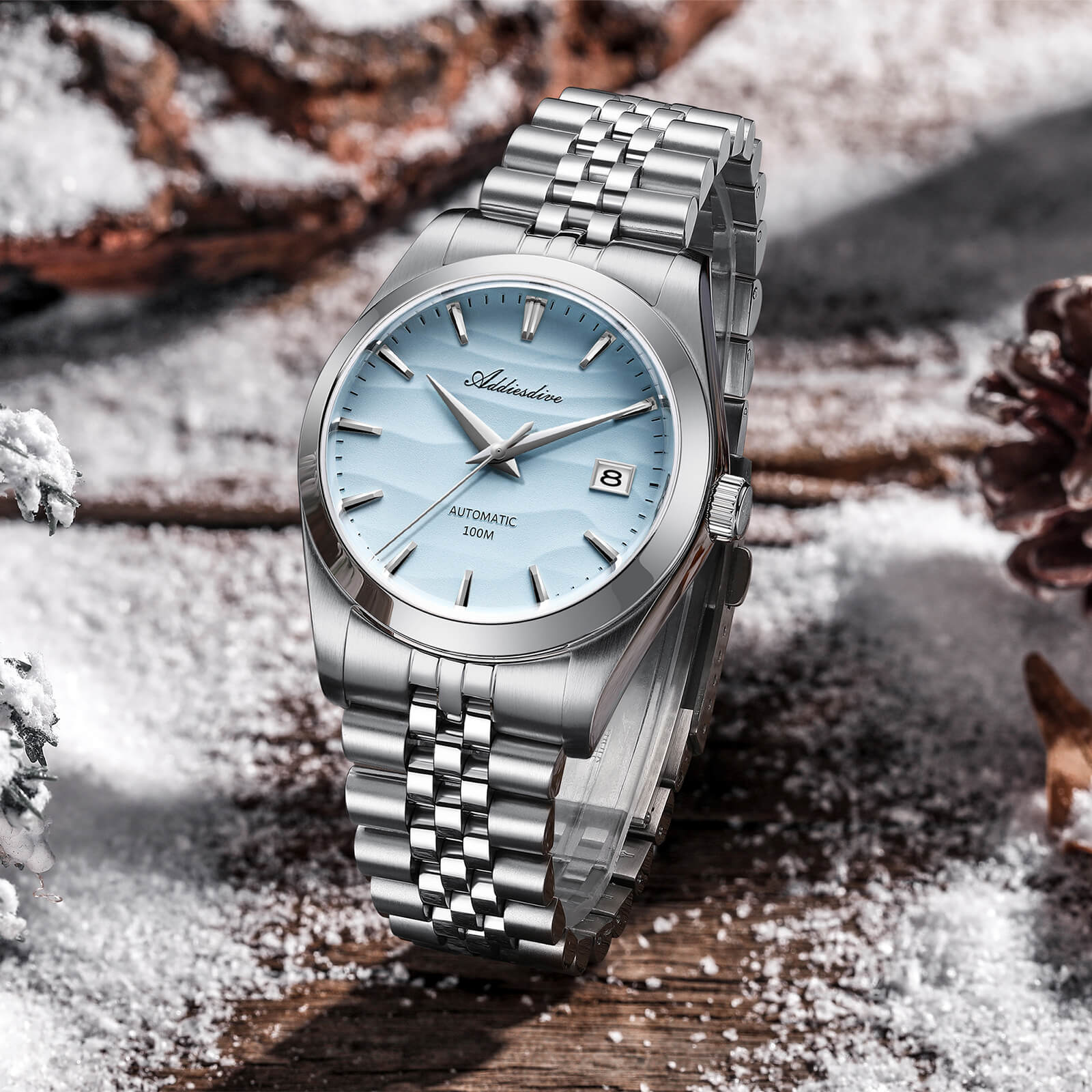 Addiesdive 39mm Sand Dial NH35 Mechanical Watch AD2059 – addiesdivewatches