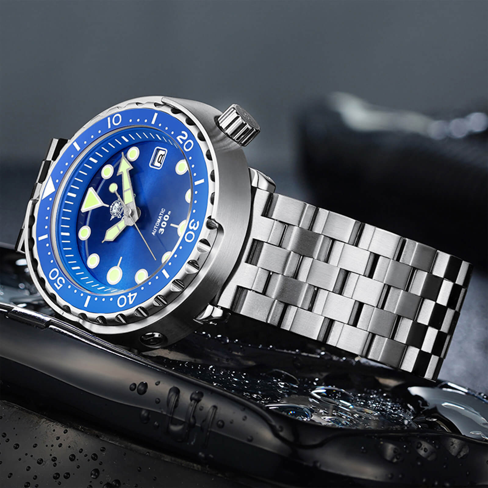 ★Flash Sale★ADDIESDIVE® Tuna 300M Automatic Diver Watch Tuna Diver 3Co ...