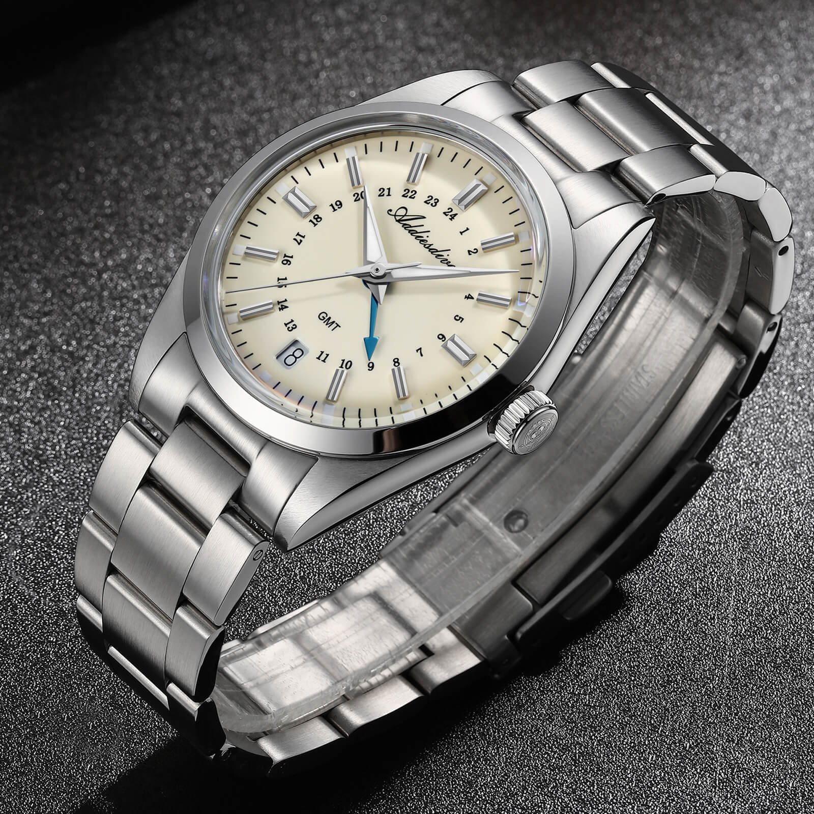 ADDIESDIVE Elegance Collection GMT Quartz Watch AD2065 – addiesdivewatches