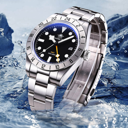 ★Weekly Deal★ADDIESDIVE 39mm BB GMT Quartz Watch RONDA515 Movement（AD2