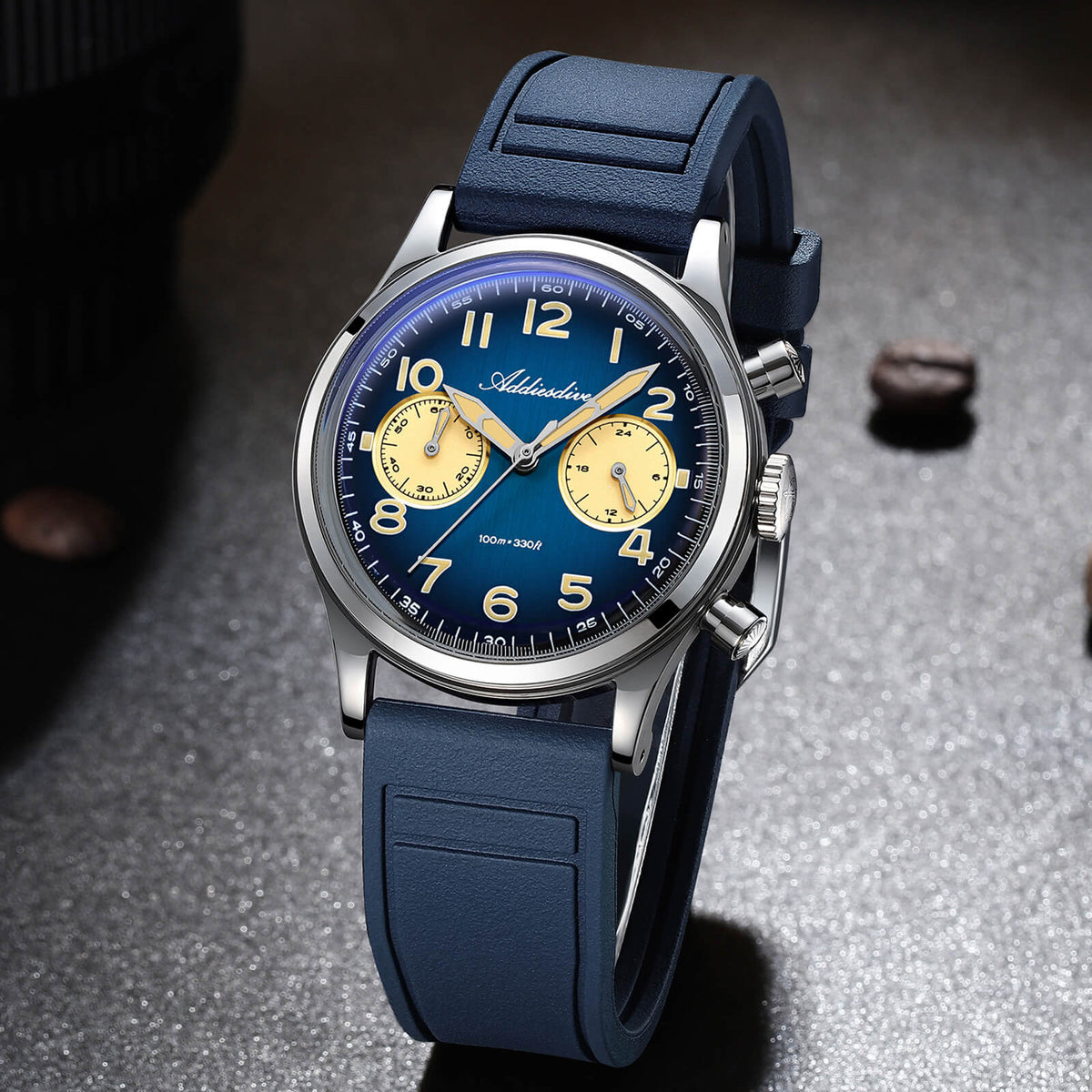 🔥Anniversary Sale🔥ADDIESDIVE 38mm VK64 Chronograph Watch AD2516