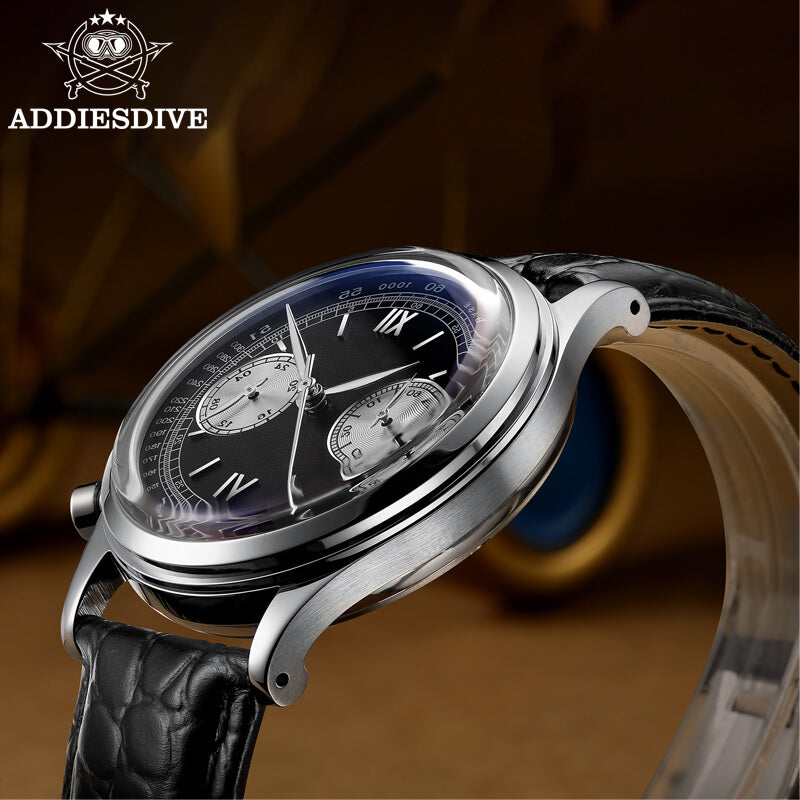 ★Black Friday★ADDIESDIVE Panda BB Chronograph Retro Men Watch 38mm Qua ...
