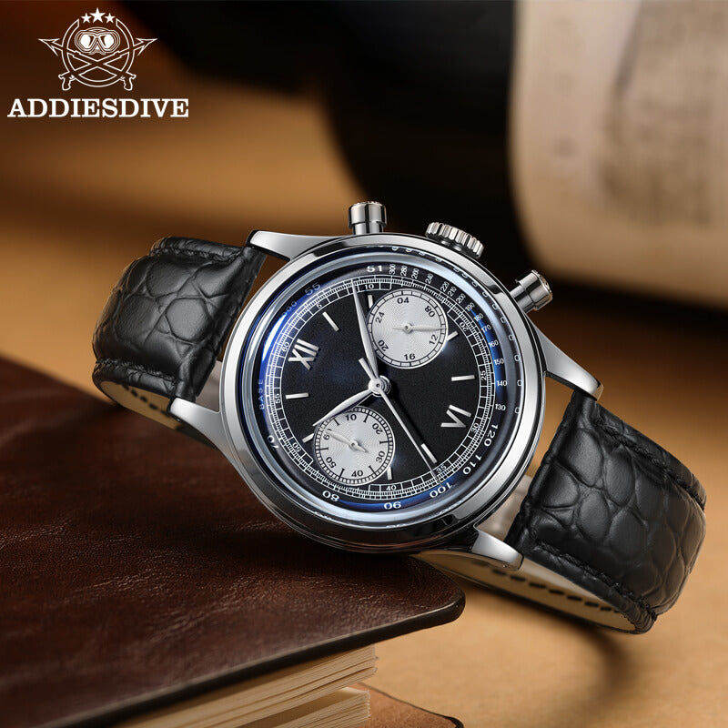 ★Black Friday★ADDIESDIVE Panda BB Chronograph Retro Men Watch 38mm Qua ...