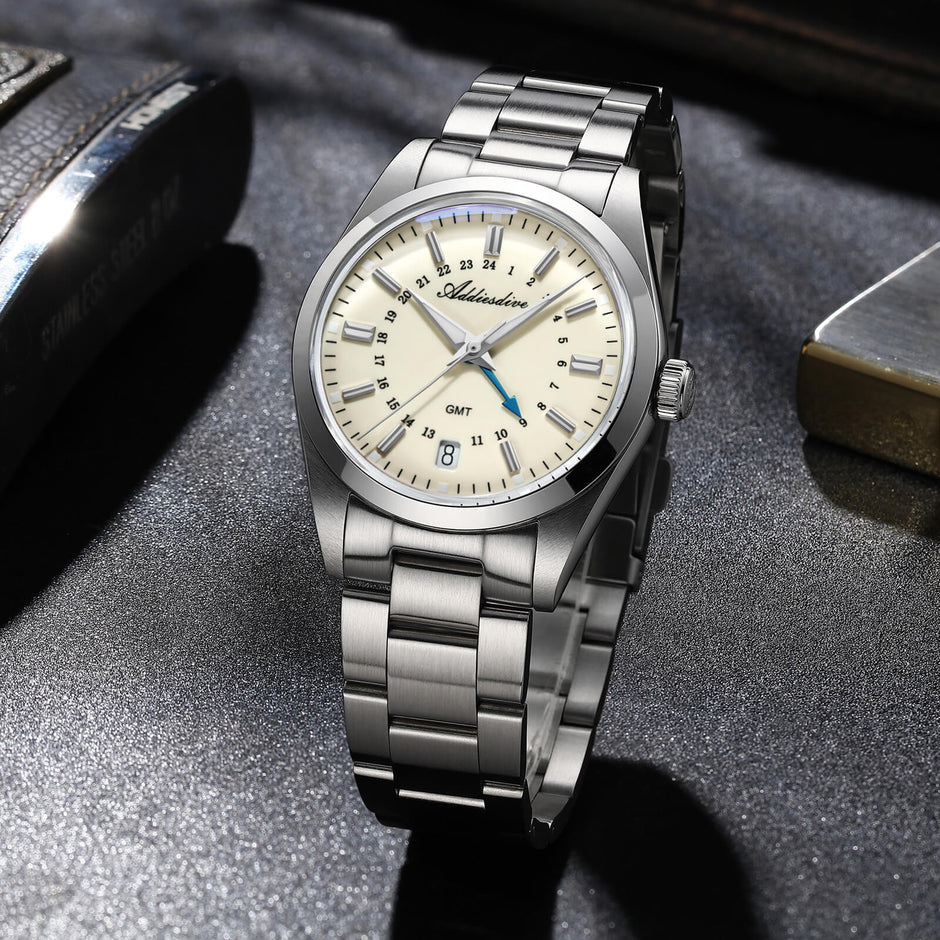 ADDIESDIVE Elegance Collection GMT Quartz Watch AD2065