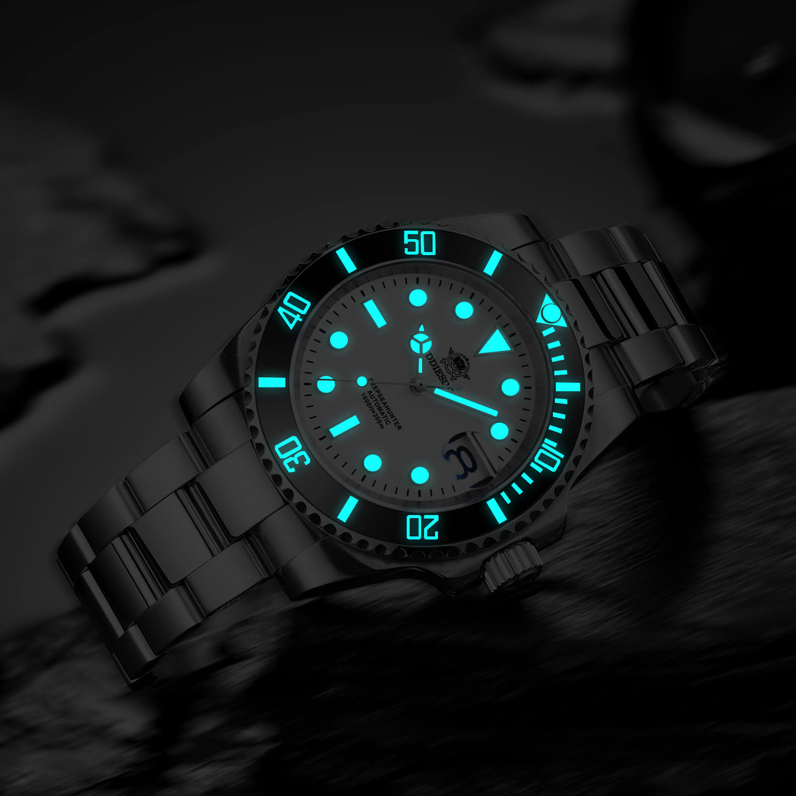 Addiesdive Automatic Watch Diver's 300M NH35 (H3D-AC) – addiesdivewatches