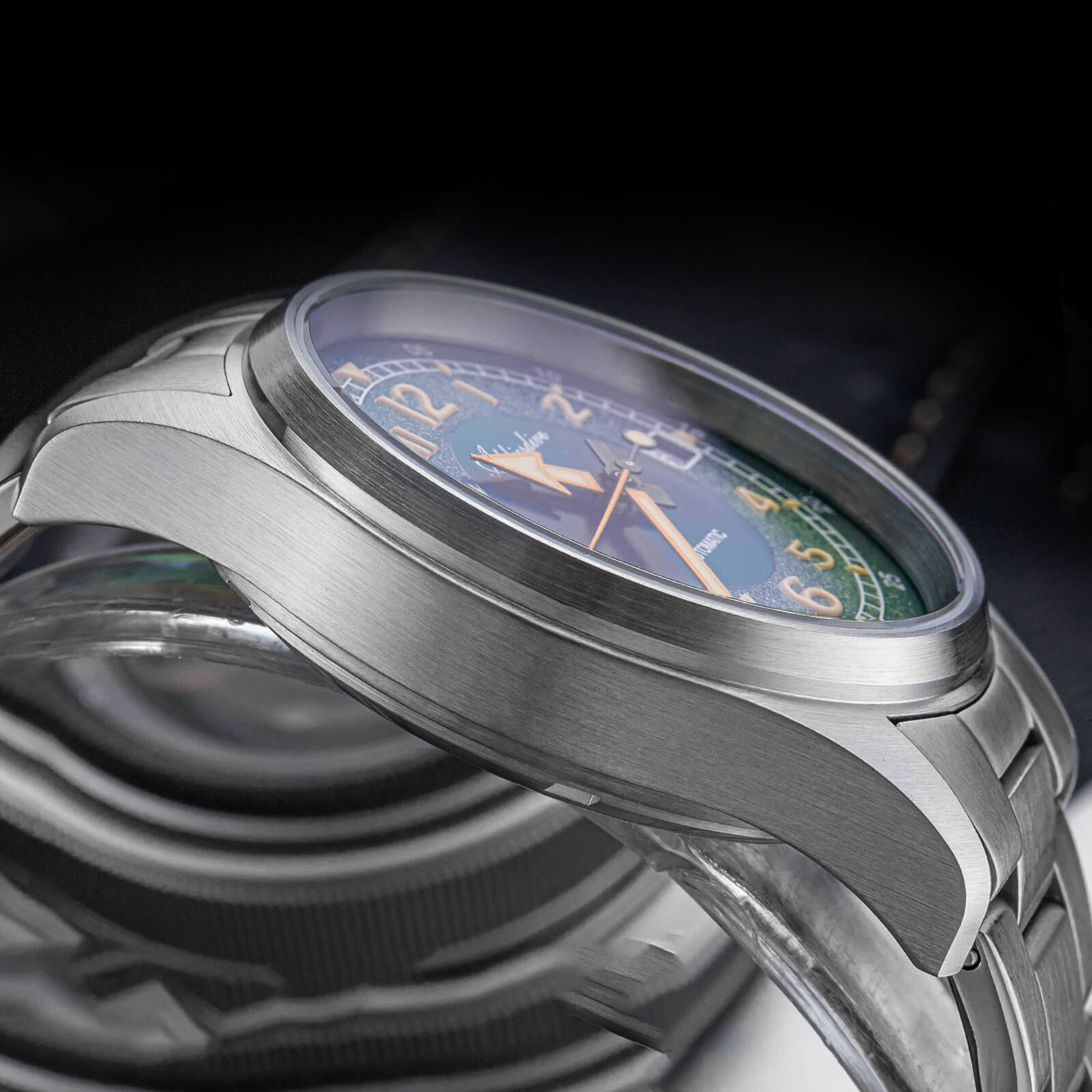 ADDIESDIVE 39mm Explore Retro Mechanical Men Watch AD2055 ...