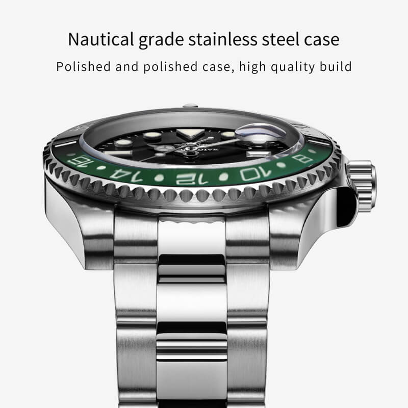 Addiesdive Two Color Sub NH35 Mechanical Watch H3AC – addiesdivewatches