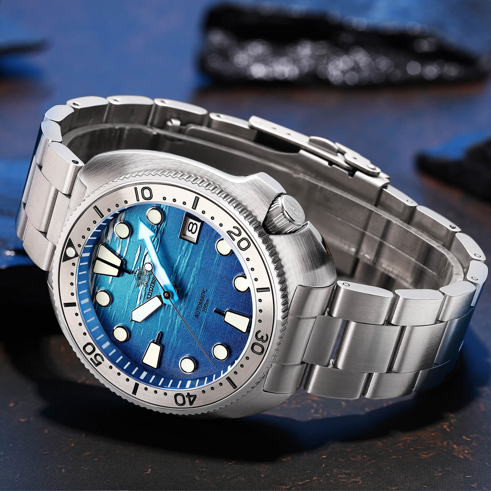 ADDIESDIVE 3D Deep Sea Turtle Dial Dive Watch（AD2045） – addiesdivewatches