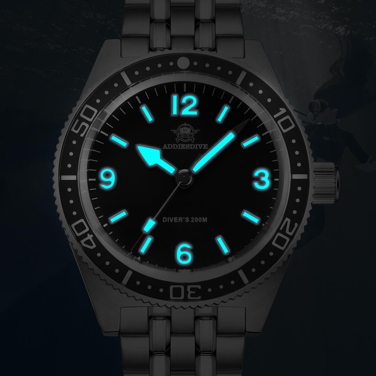 ADDIESDIVE 41mm Quartz Watch VH31 Movement （AD2033） – addiesdivewatches