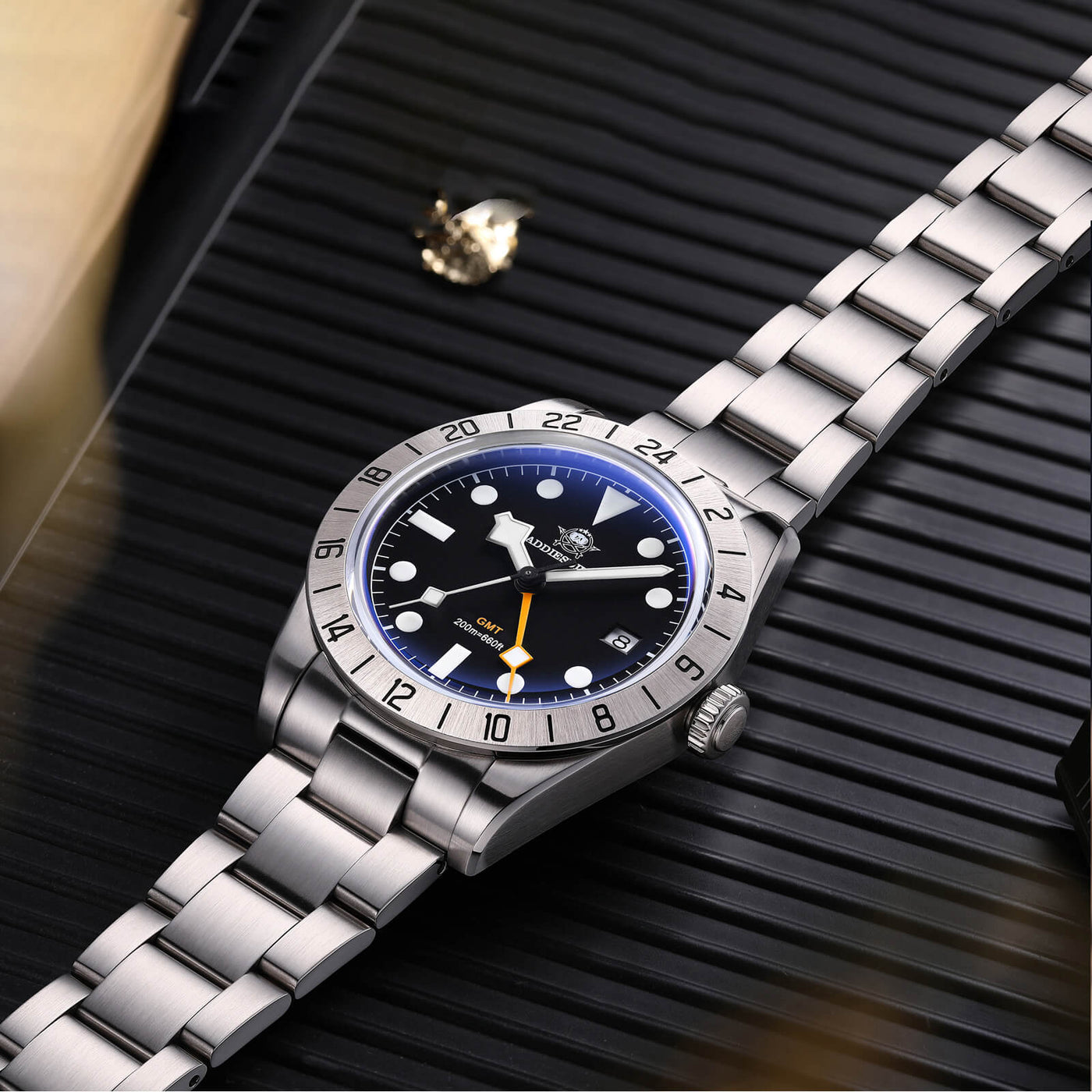 🔥Anniversary Sale🔥ADDIESDIVE 39mm BB GMT Quartz Watch RONDA515 Movemen