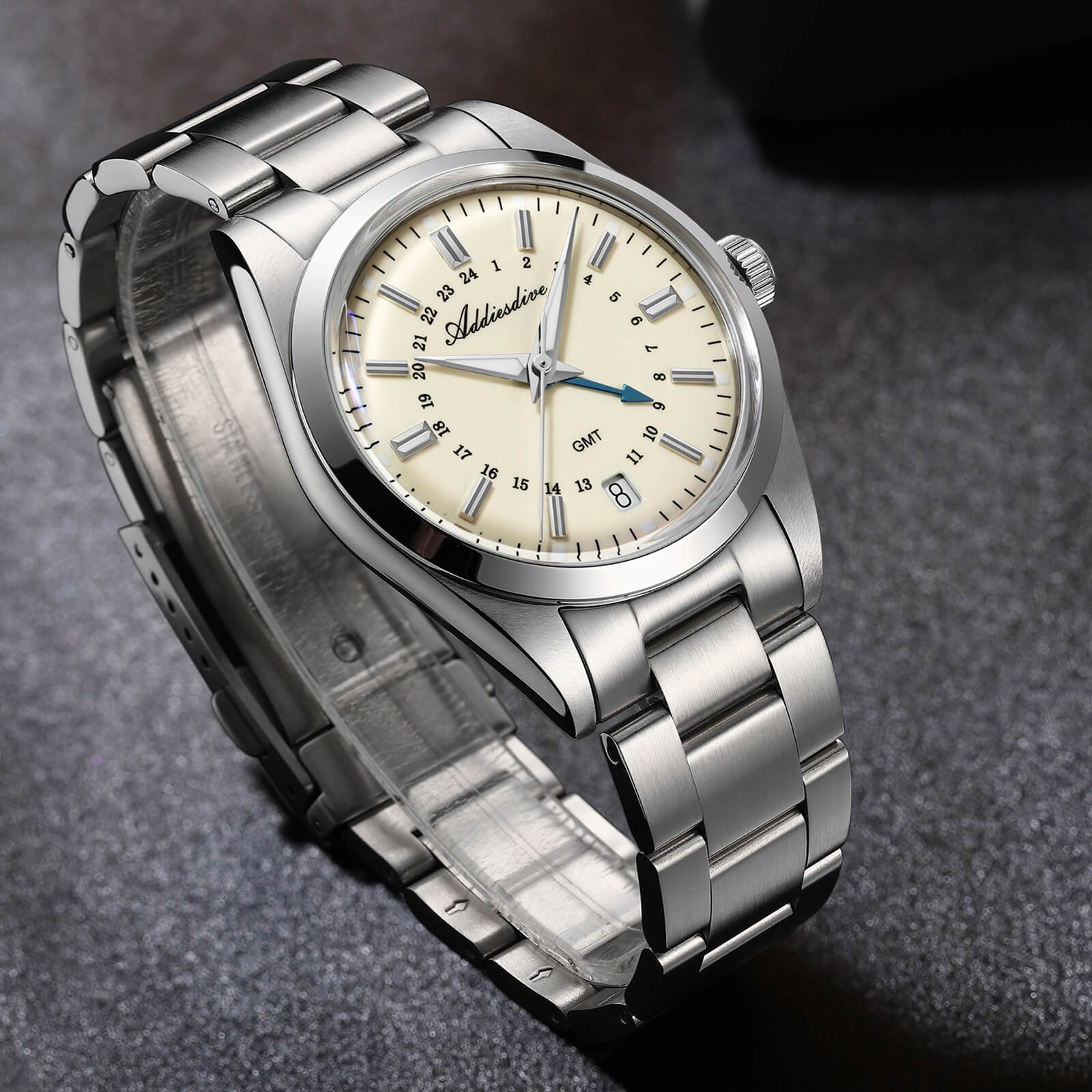 ADDIESDIVE Elegance Collection GMT Quartz Watch AD2065 – addiesdivewatches