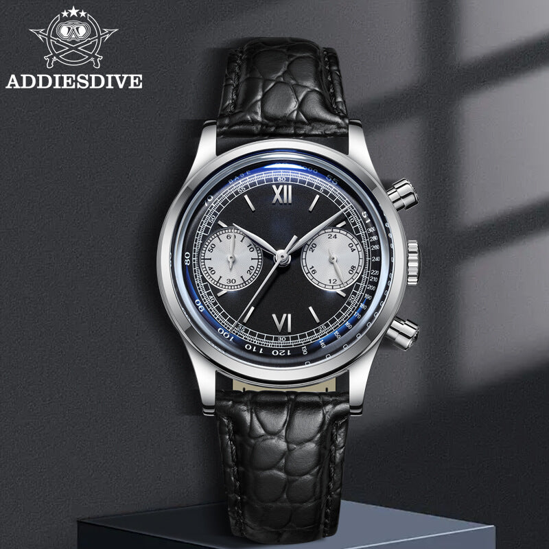 ★Black Friday★ADDIESDIVE Panda BB Chronograph Retro Men Watch 38mm Qua ...