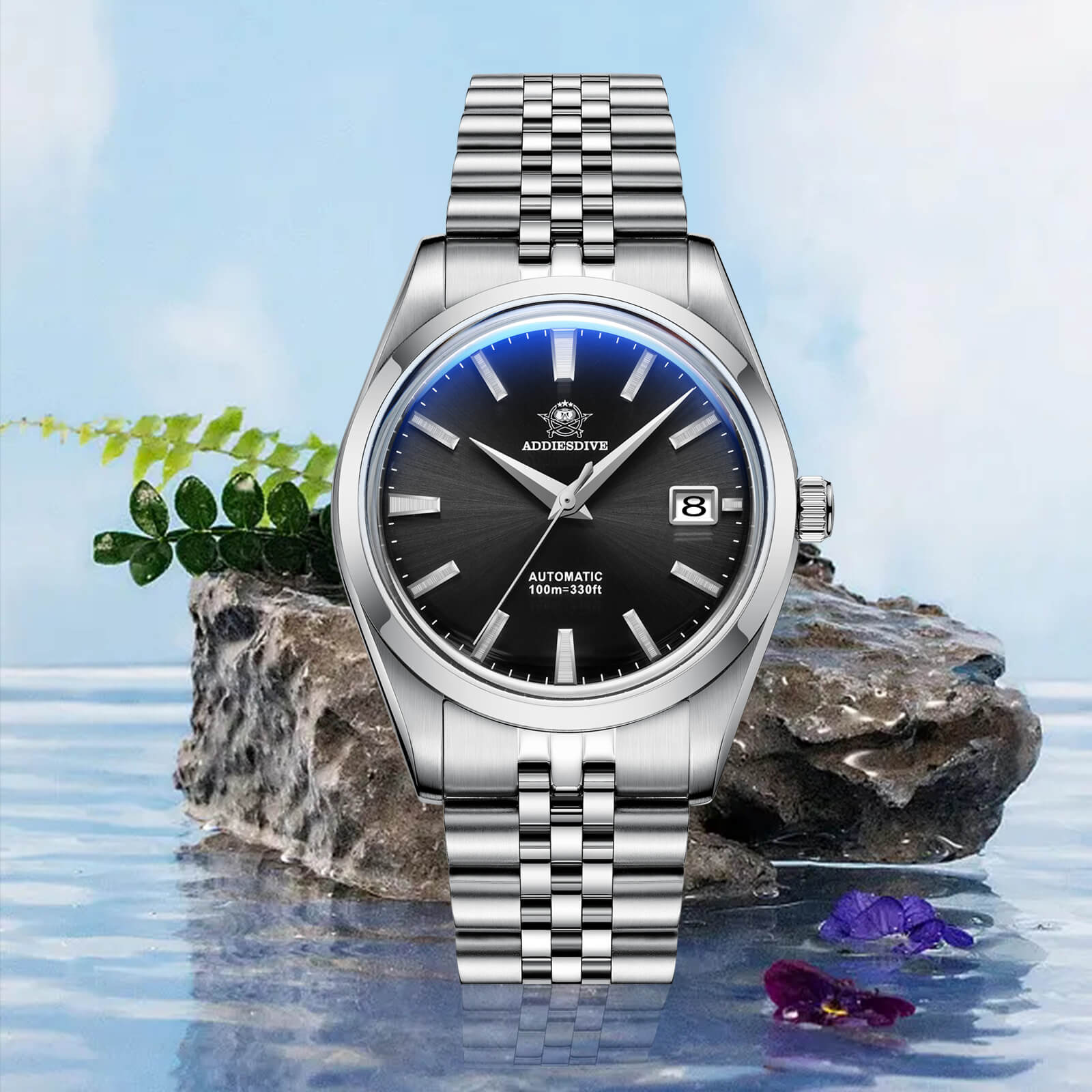 Addiesdive 39mm Automatic Watch Diver's 100M NH35 (AD2029 ...