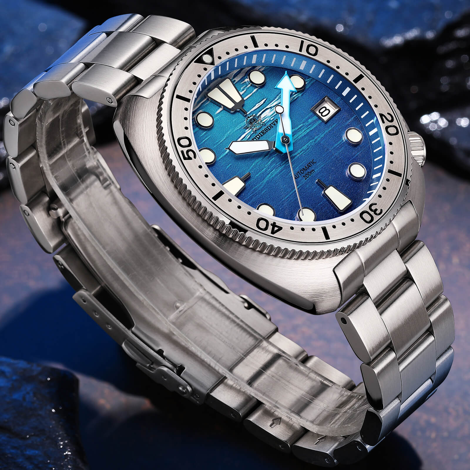 ADDIESDIVE 3D Turtle Dial Dive Watch（AD2045） – addiesdivewatches