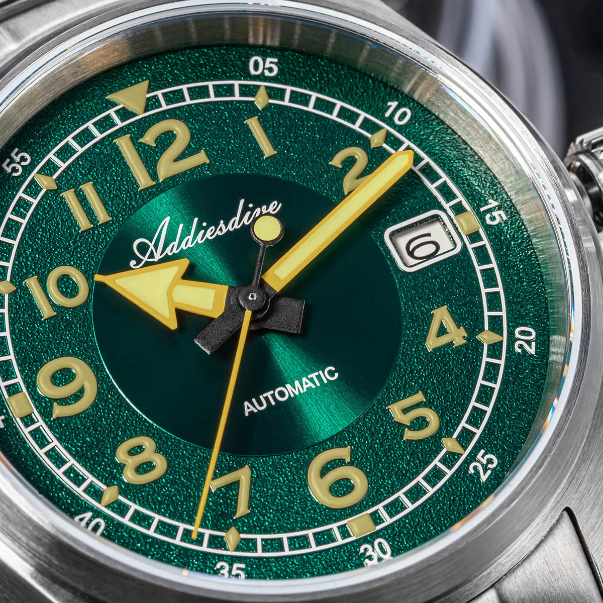 ADDIESDIVE 39mm Explore Retro Mechanical Men Watch AD2055 ...