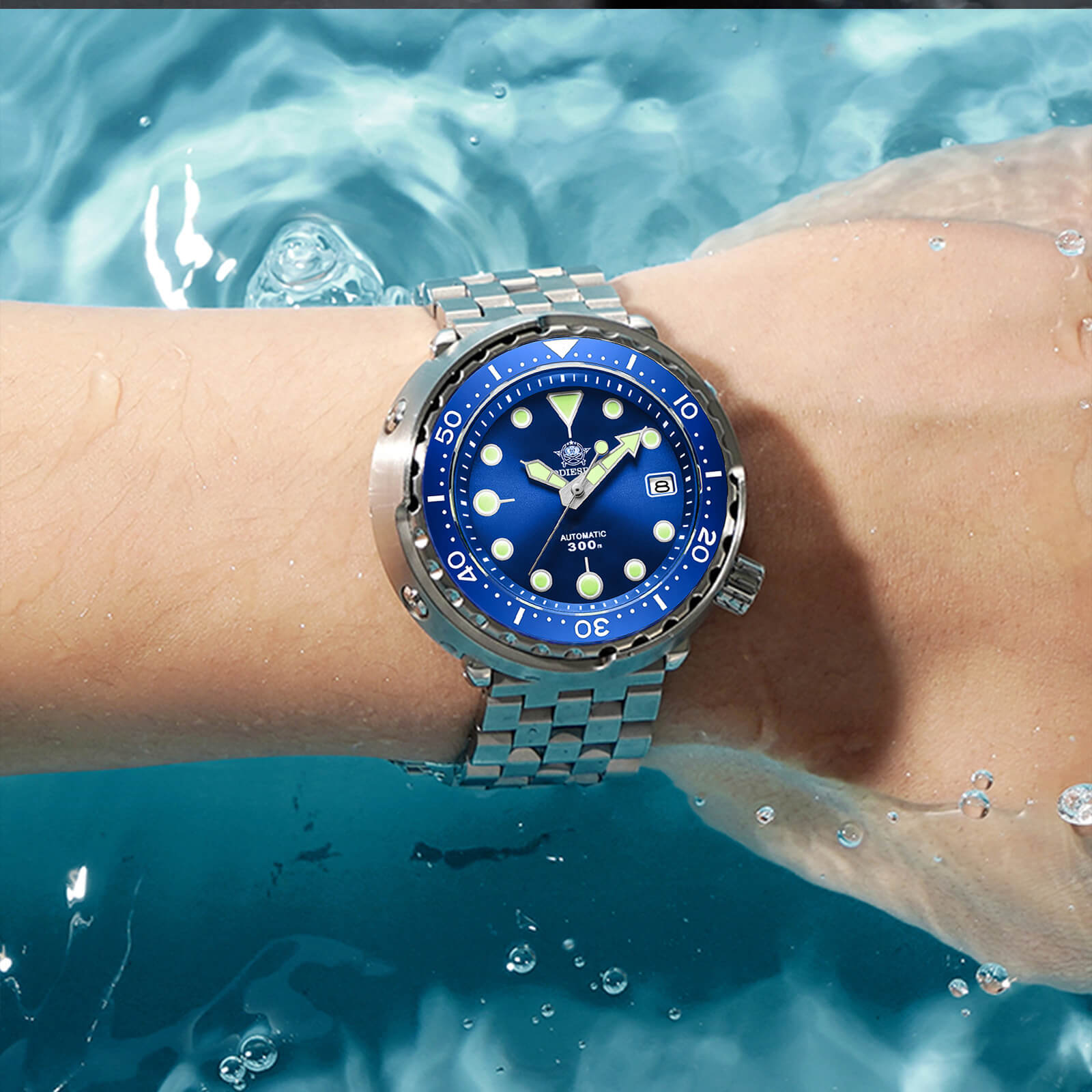 ★Flash Sale★ADDIESDIVE® Tuna 300M Automatic Diver Watch Tuna Diver 3Co ...