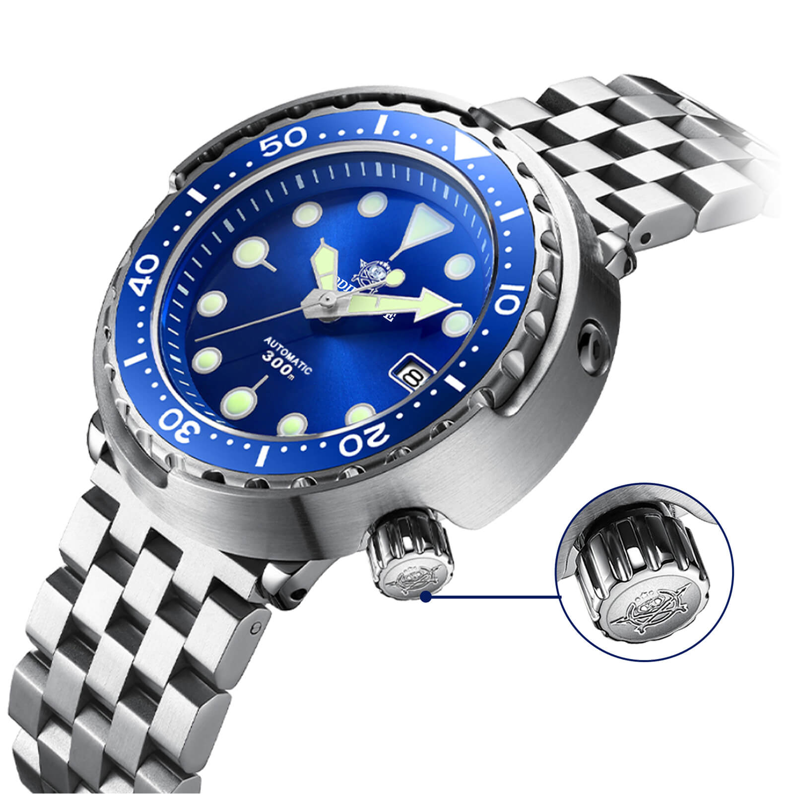 ★Flash Sale★ADDIESDIVE® Tuna 300M Automatic Diver Watch Tuna Diver 3Co ...