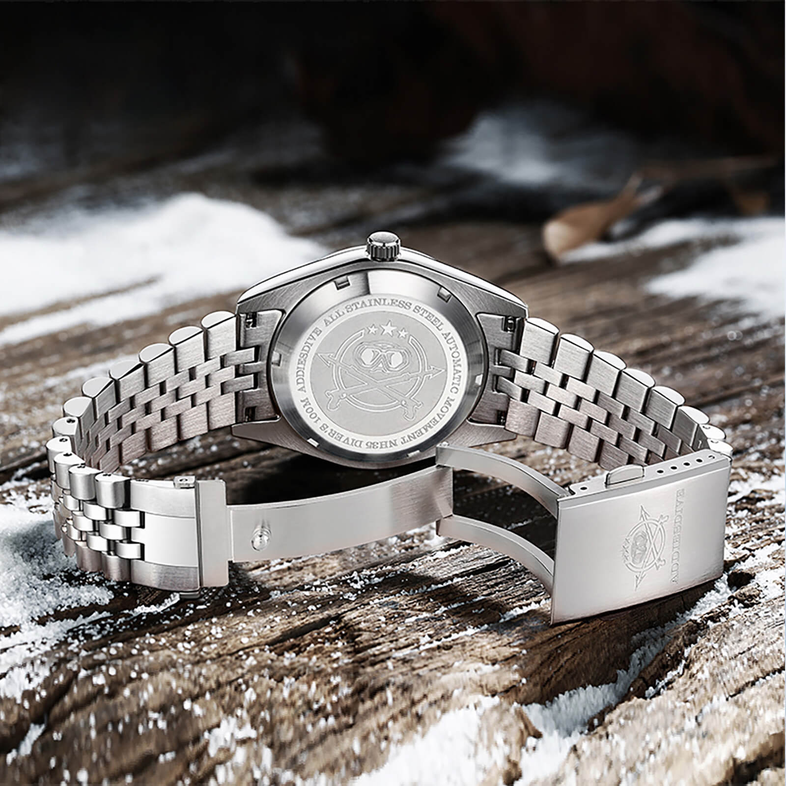 Addiesdive 39mm Automatic Watch Diver's 100M NH35 (AD2029 ...