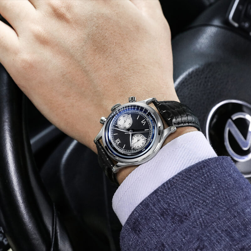 ★Black Friday★ADDIESDIVE Panda BB Chronograph Retro Men Watch 38mm Qua ...
