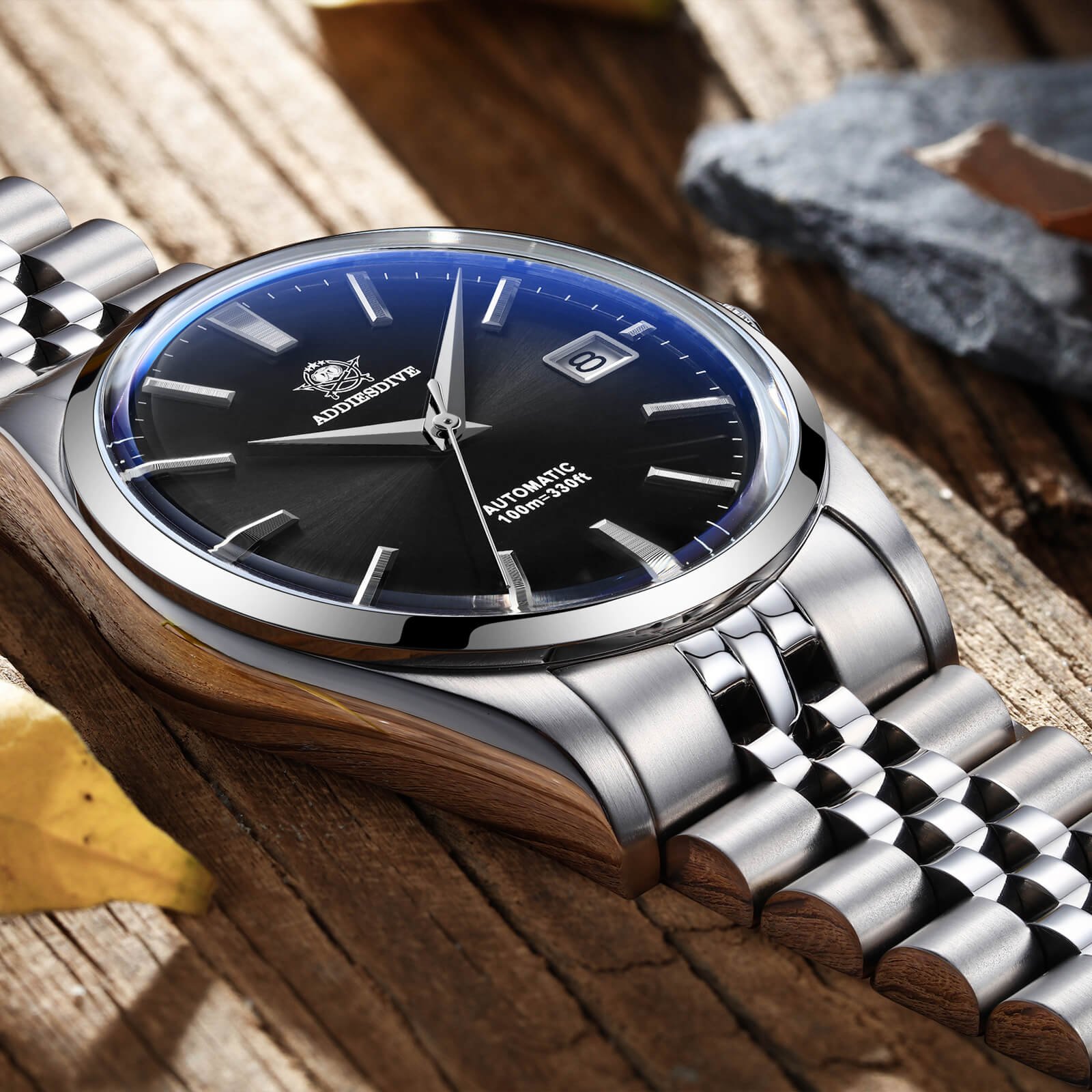 Addiesdive 39mm Automatic Watch Diver's 100M NH35 (AD2029 ...
