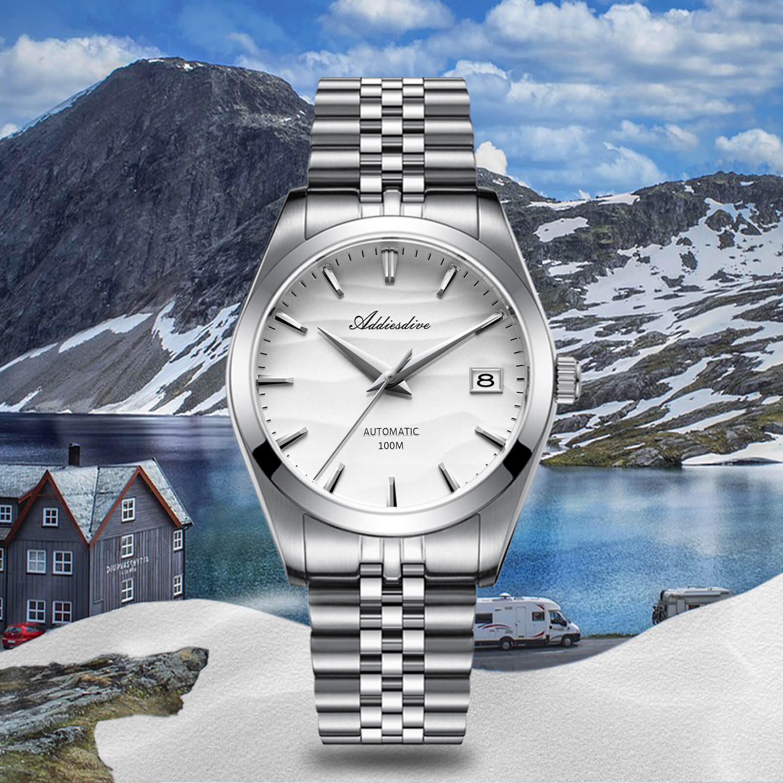 Addiesdive 39mm Sand Dial NH35 Mechanical Watch AD2059 – addiesdivewatches