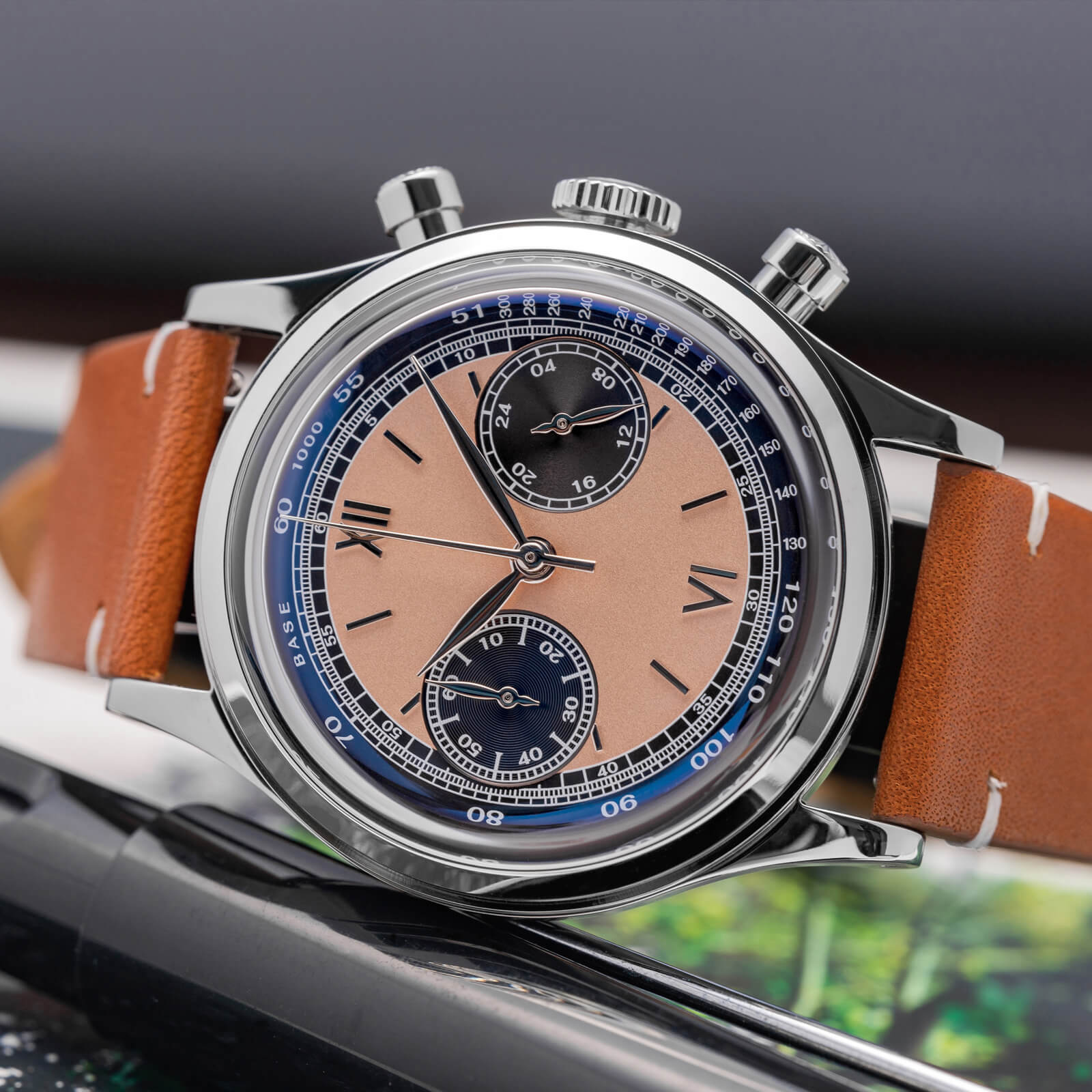 ADDIESDIVE Panda BB Chronograph Retro Men Watch 38mm Quartz Watch, AD2 ...