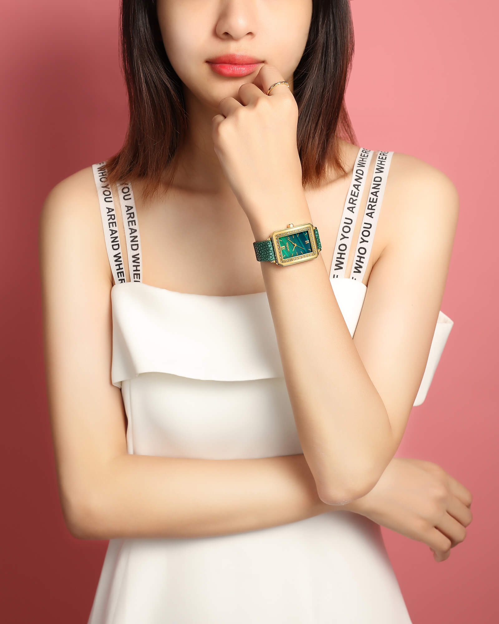 ADDIES Women's Leather Analog Quartz Watch(MY-RM06) – addiesdivewatches