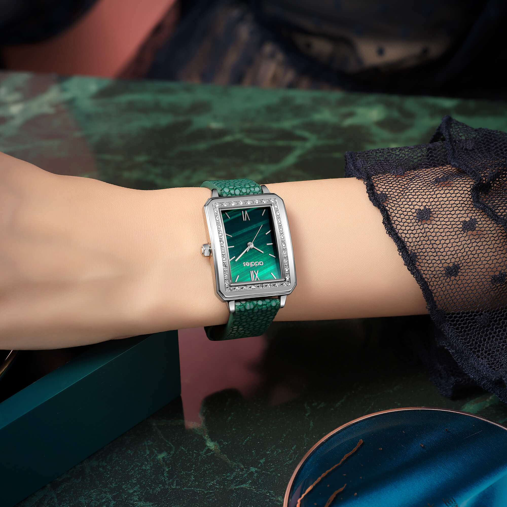 ADDIES Women's Leather Analog Quartz Watch(MY-RM06) – addiesdivewatches