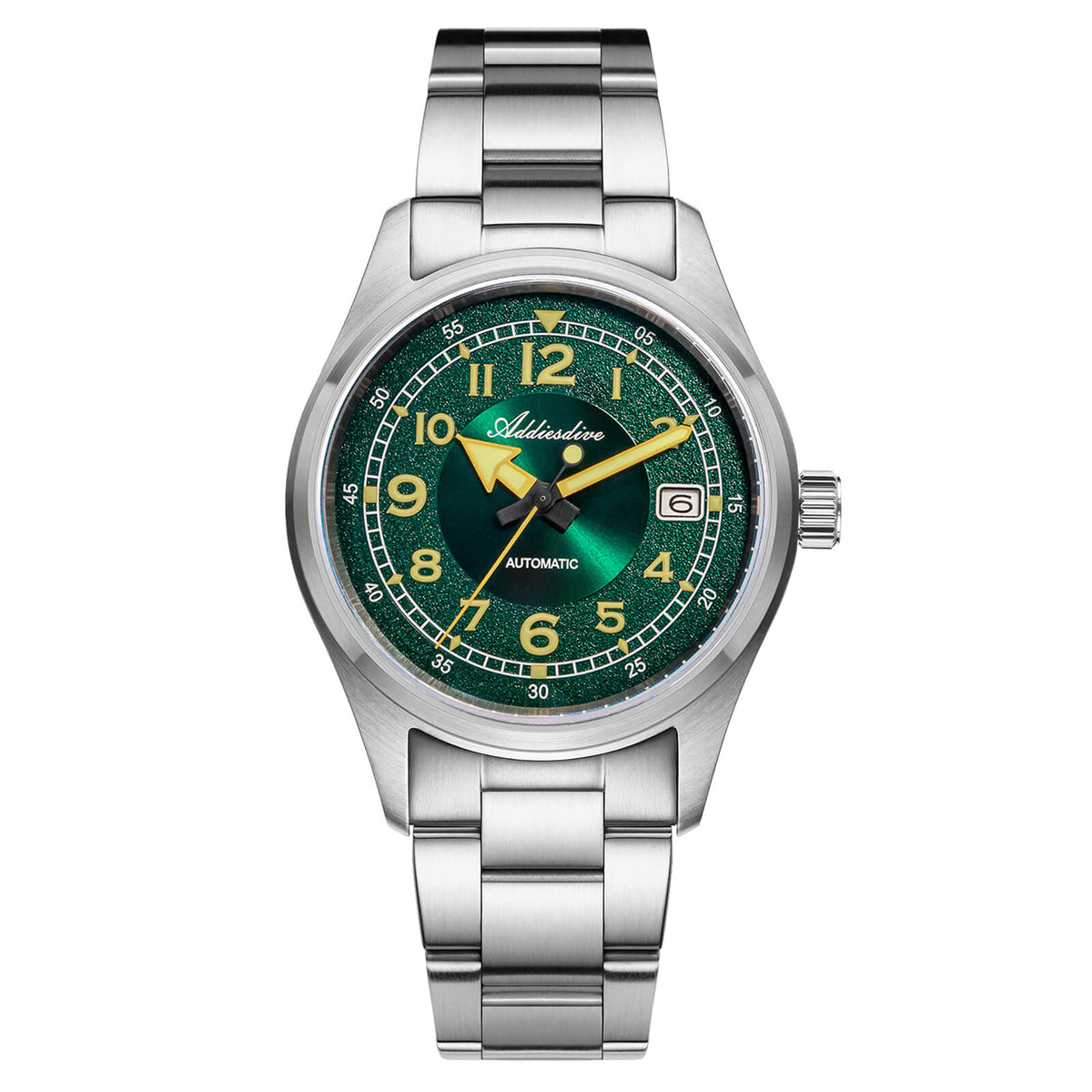 ADDIESDIVE 39mm Explore Retro Mechanical Men Watch AD2055 ...