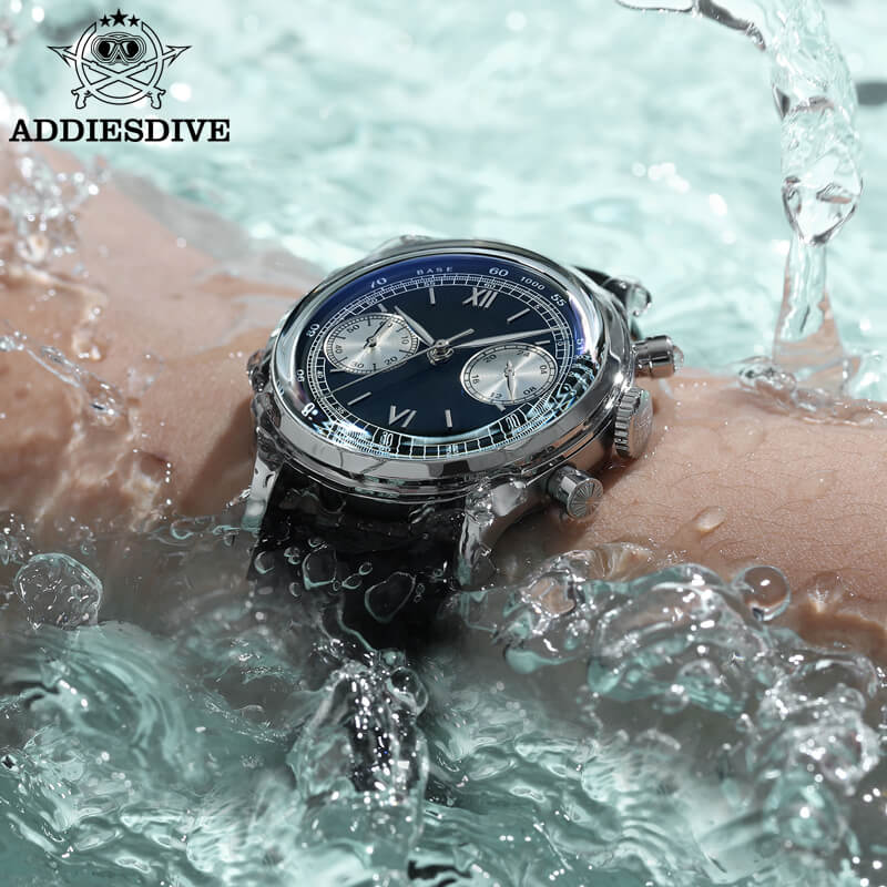 ★Black Friday★ADDIESDIVE Panda BB Chronograph Retro Men Watch 38mm Qua ...