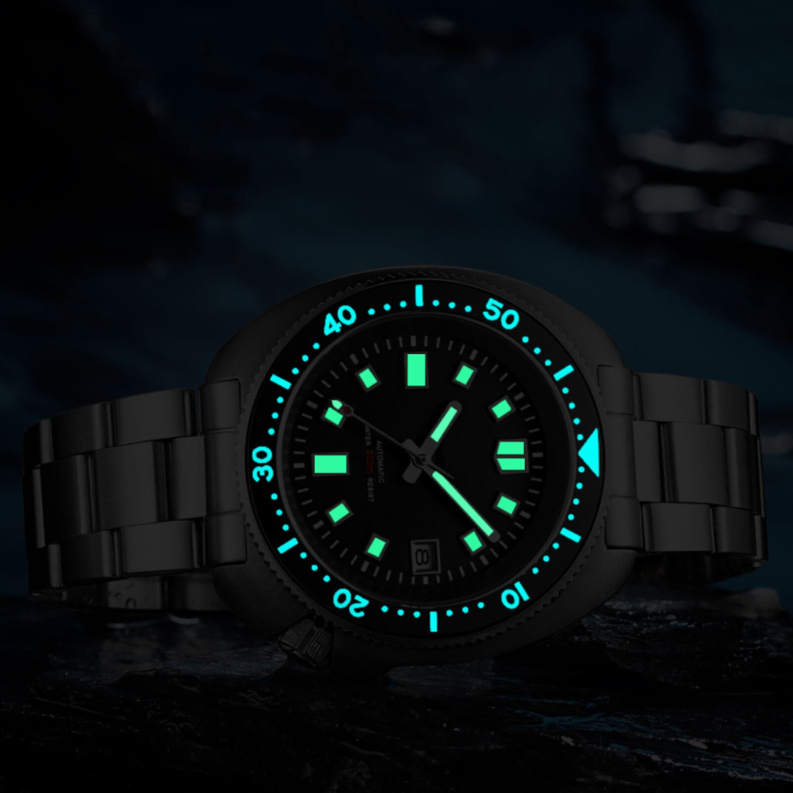 ADDIESDIVE® Captain Willard Automatic Dive Watch 200M( MY-H8 ...