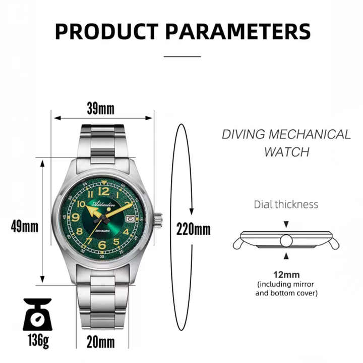 ADDIESDIVE Professional Automatic Diver's Watch Manufacturer
