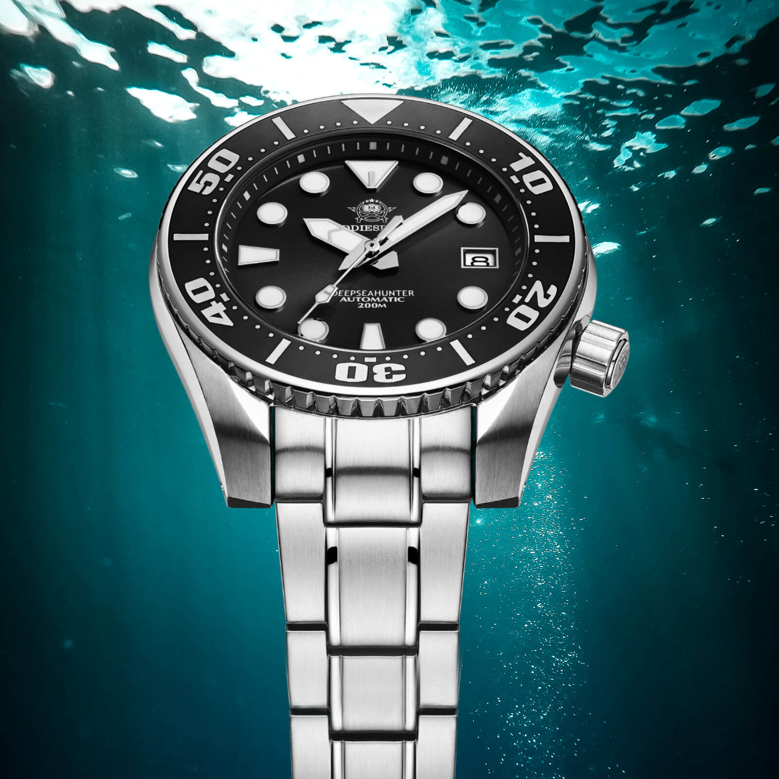 ADDIESDIVE® Sumo Green Professional Dive Watch for Men 44.5mm (MY-H10 ...