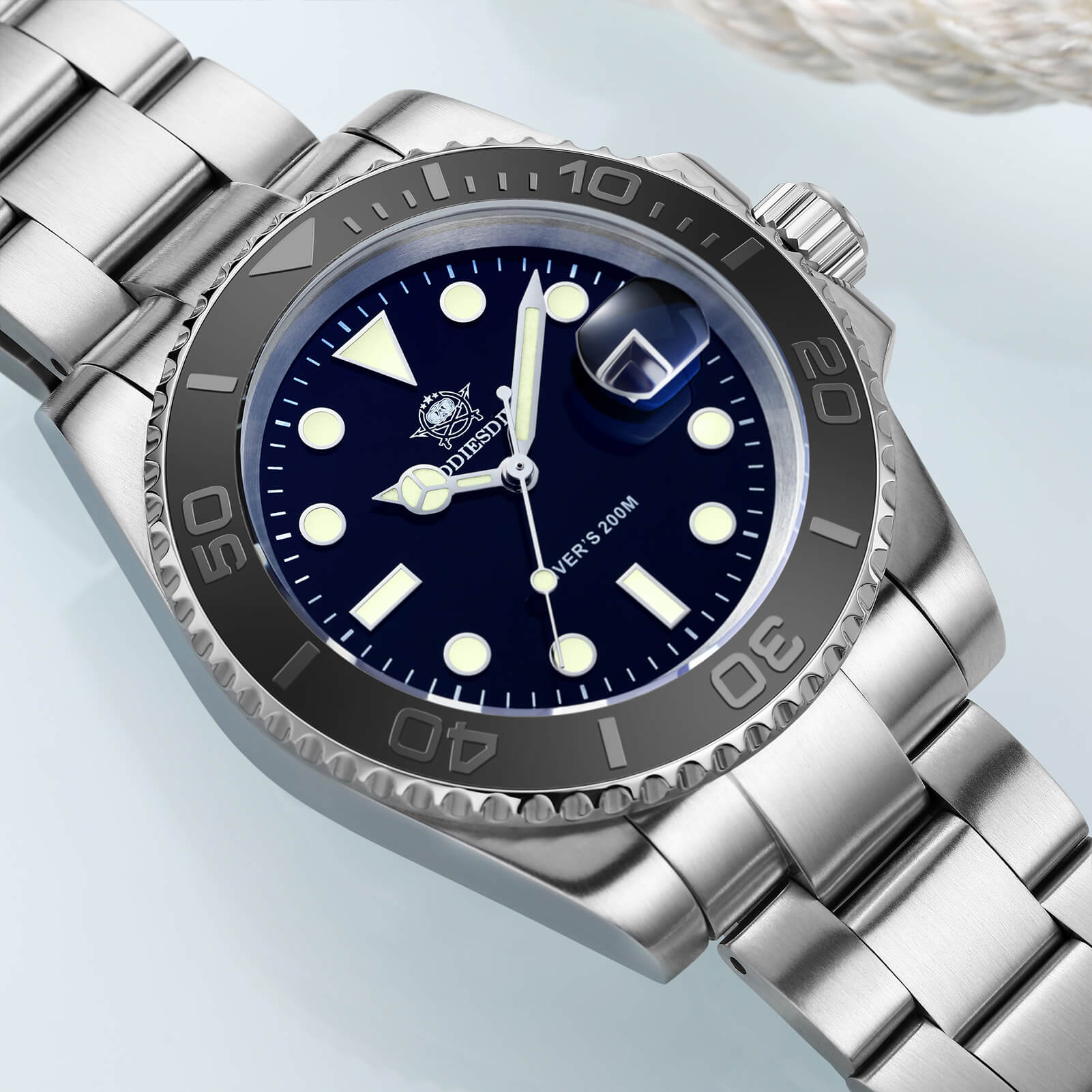 Addiesdive 41mm Quartz Watch Diver's 200M (MY-H3C) – addiesdivewatches